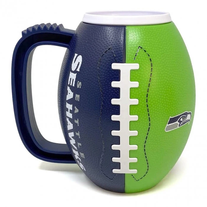 Seattle Seahawks 3D Football krigla 710 ml