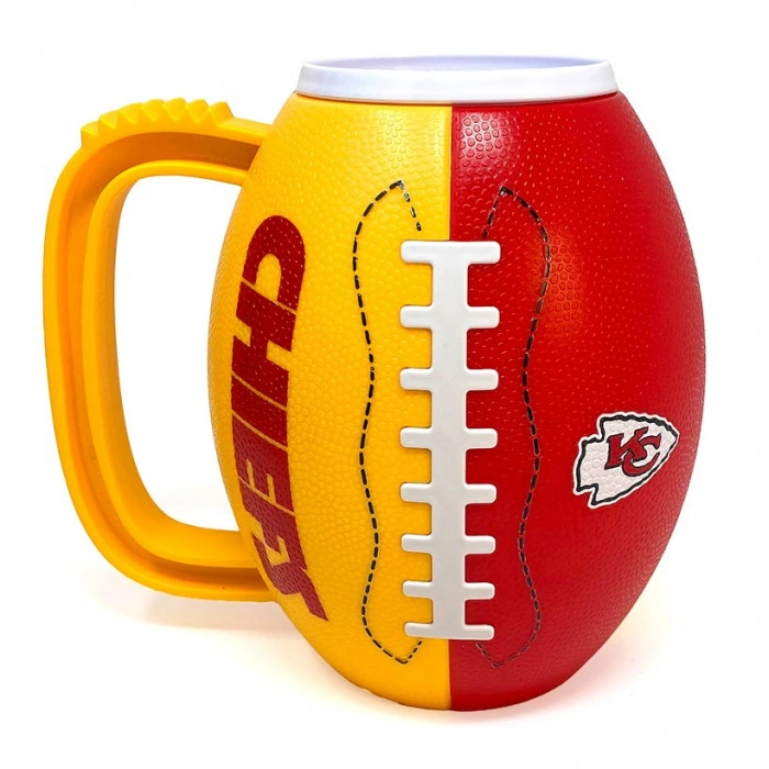 Kansas City Chiefs 3D Football krigla 710 ml