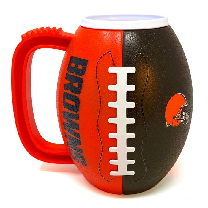 Cleveland Browns 3D Football krigla 710 ml