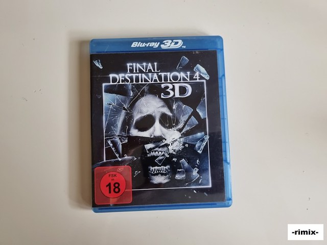 Blu ray - Final destinatiion 4 3d