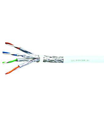 Kabl inst. Cat.7 S/FTP - 1000 MHz, 4x2xAWG-23,LS0H, 40%,beli
za rezanje