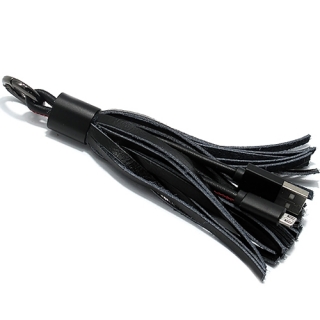 USB data kabal PORTABLE microUSB 2.4A crni