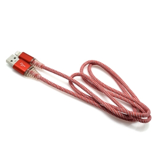USB data kabal LED za Iphone lightning crveni
