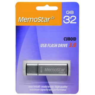 USB Flash memorija MemoStar 32GB CUBOID 3.0 srebrna