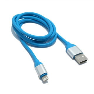 USB data kabal Q Elastic za Iphone lightning plavi