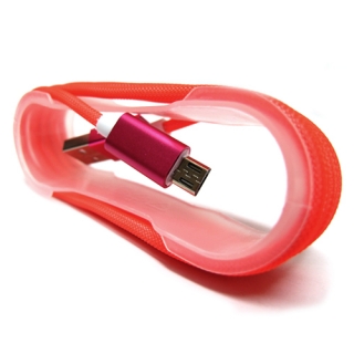 USB data kabal MREZA microUSB pink
