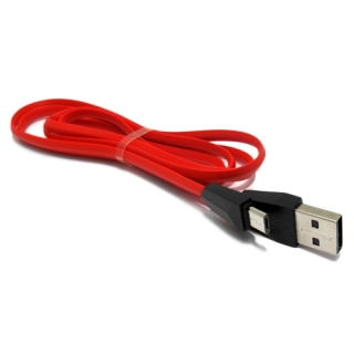 USB data kabal REMAX ALIENS RC-030m micro crveni 1m