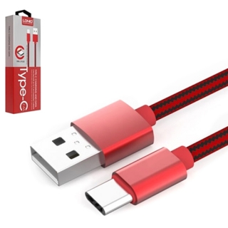 USB data kabal LDNIO LS60 Type C 1m crveni