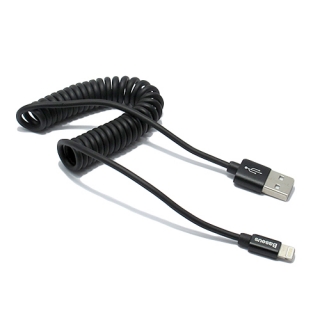USB data kabal BASEUS ELASTIC lightning crni