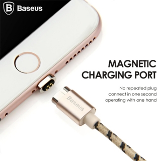 USB BASEUS INSNAP magnetni kabal lightning zlatni