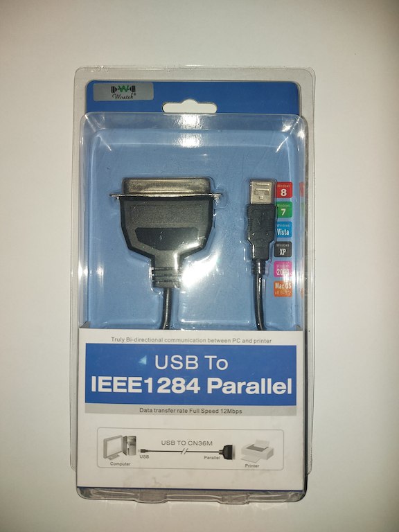 Kabl USB na LPT IEEE 1284 Wiretek