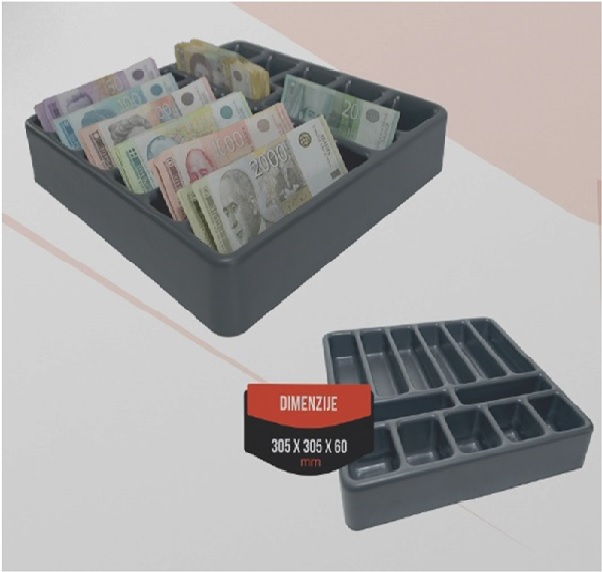 Klaser za papirni i metalni – kovani novac – A2