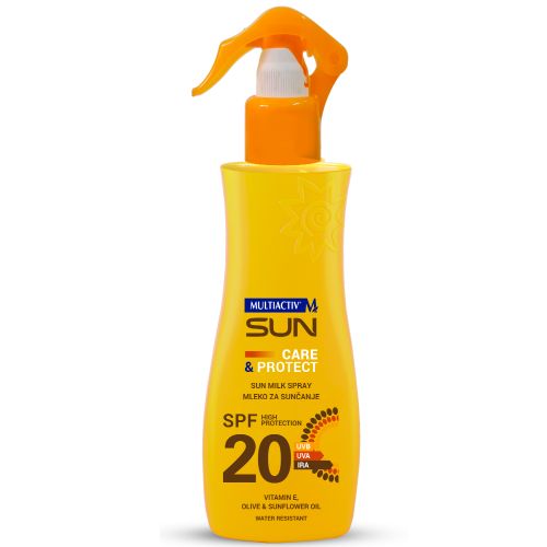 Multiactiv Sun Care&Protect Mleko za sunčanje SPF 20, 200ml