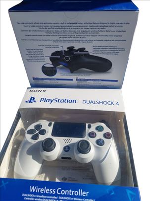 PS4 dualshock bela boja bezicni kontroler dzojstik