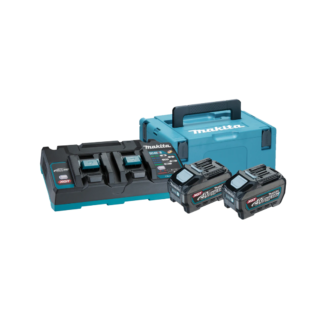 Makita Set punjač i 2 baterije XGT u Makpac koferu DC40RB,BL4050Fx2, 191U13-9
