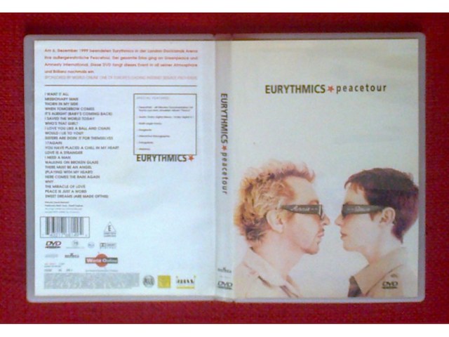 EURYTHMICS - Peacetour (DVD) Made in Russia