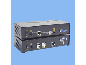 KVM VGA Extender CKL KVM-150VU up to 150m over cat. 5 cable (STP recommended)