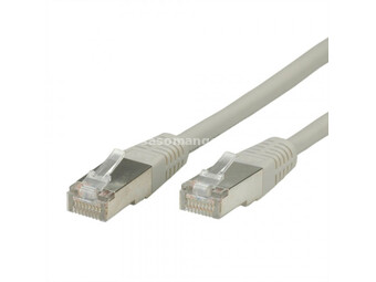 Secomp ROLINE S/FTP(PiMF) Cable Cat.7 with RJ45 Connector 500 MHz LSOH grey 3.0m