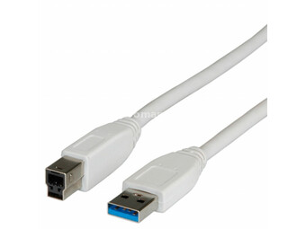 Secomp USB3.0 A-B M/M beige 1.8m