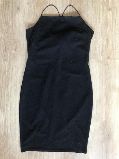 Crna haljina sa sljokicama