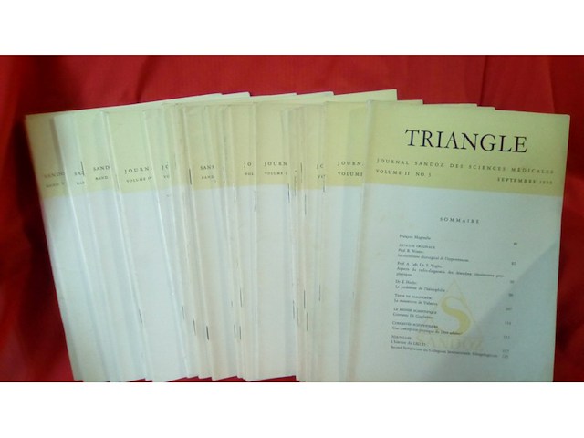 TRIANGLE journal sandoz dessciences medicales