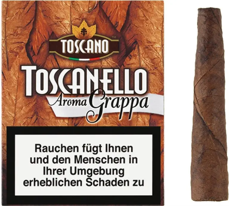 Toscano
CIGARA TOSCANELLO AROMA GRAPPA 5 KOMADA U KUTIJI