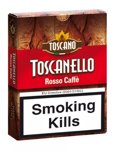 Toscano CIGARA TOSCANELLO ROSSO CAFFE 5 KOMADA U KUTIJI