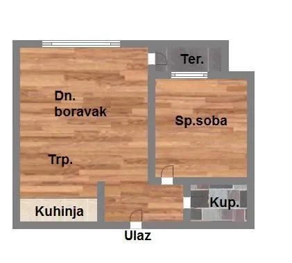 Prodaja, dvosoban stan, 41m2, Telep, Novi Sad, Novi Sad