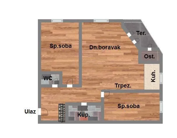 Prodaja, stan, 58m2, Telep, Novi Sad, Novi Sad