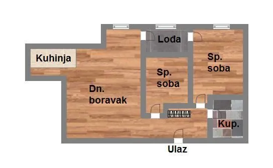 Prodaja, stan, 66m2, Podbara, Novi Sad, Novi Sad