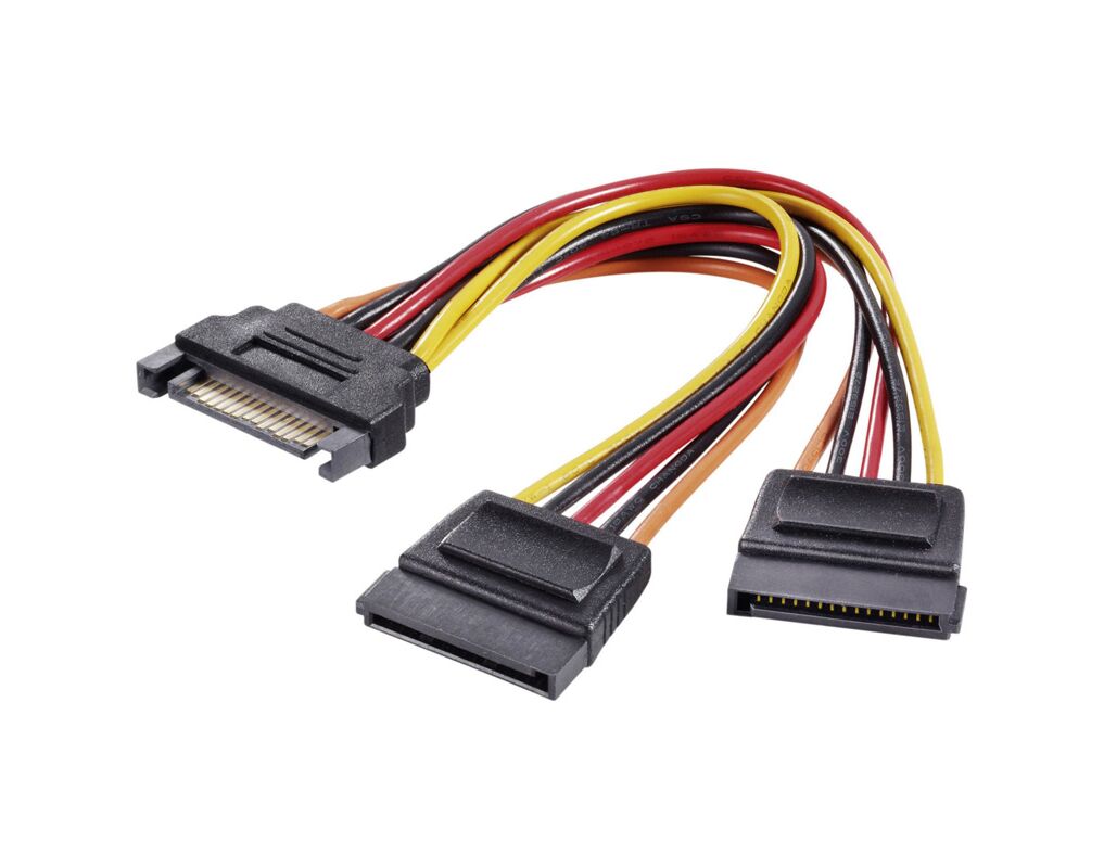 Adapter power SATA na 2x power SATA