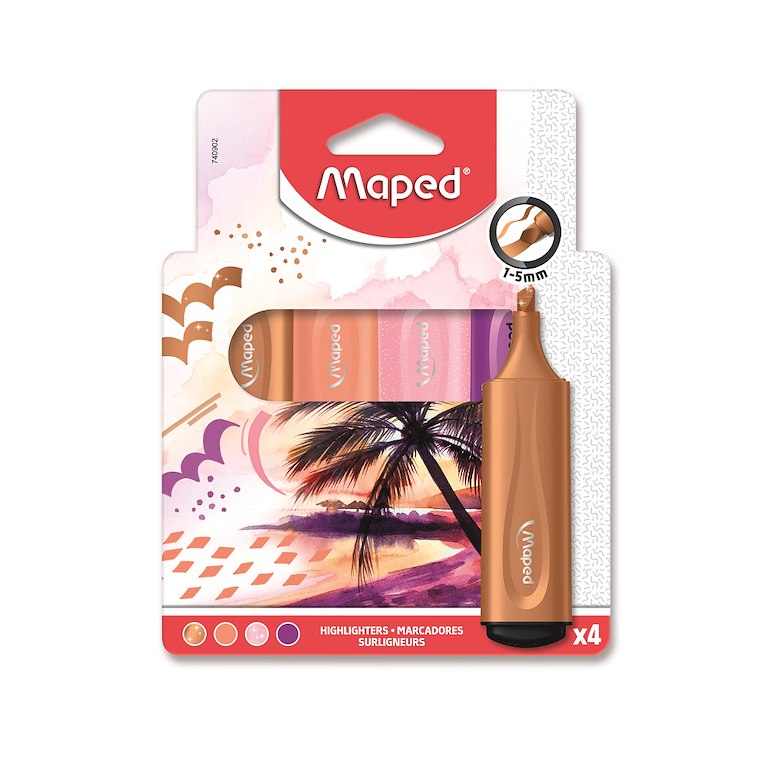 TEKST MARKER MAPED FLUO`PEPS SORT BLISTER