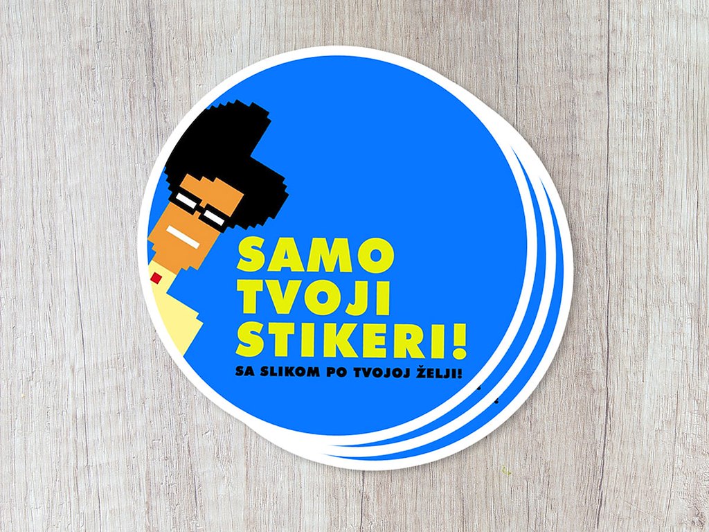 OKRUGLI STIKER PO ŽELJI