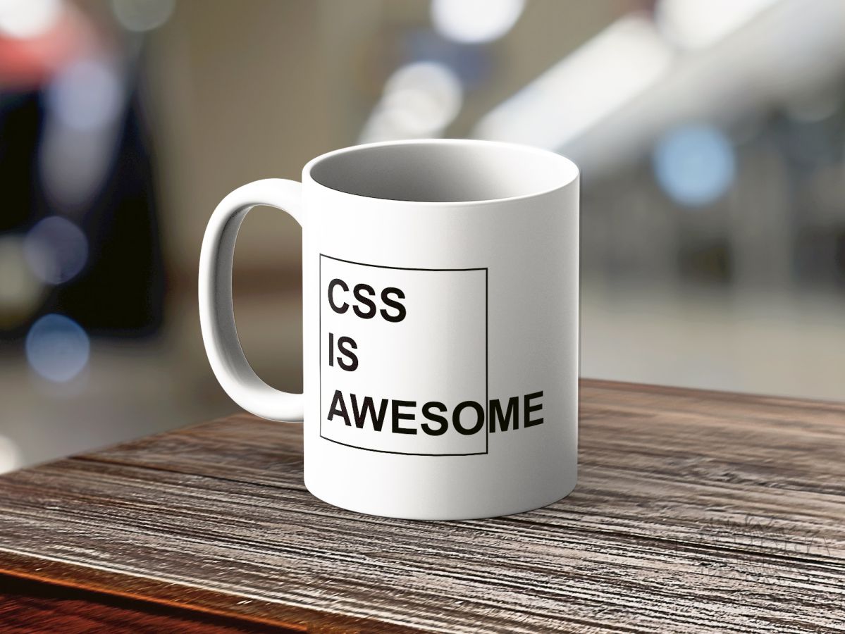 CSS IS AWESOME ŠOLJA