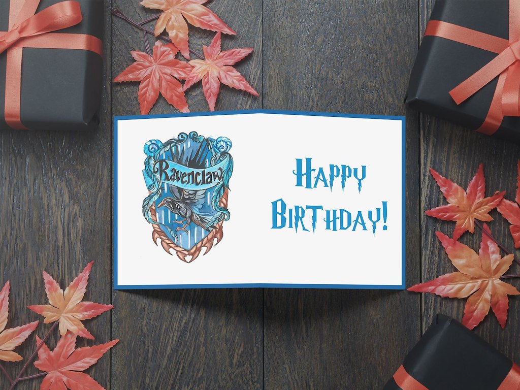 HARRY POTTER RAVENCLAW ČESTITKA ZA ROĐENDAN