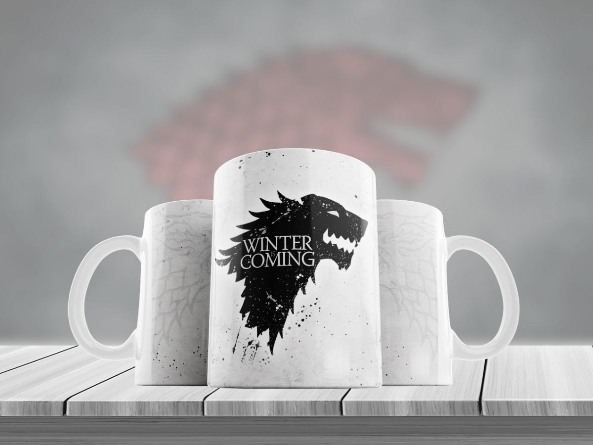 GAME OF THRONES – HOUSE STARK ŠOLJA