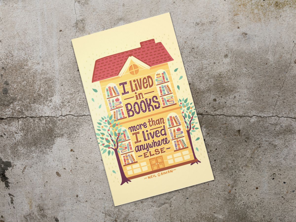 I LIVE IN BOOKS MAGNETNI BOOKMARKER