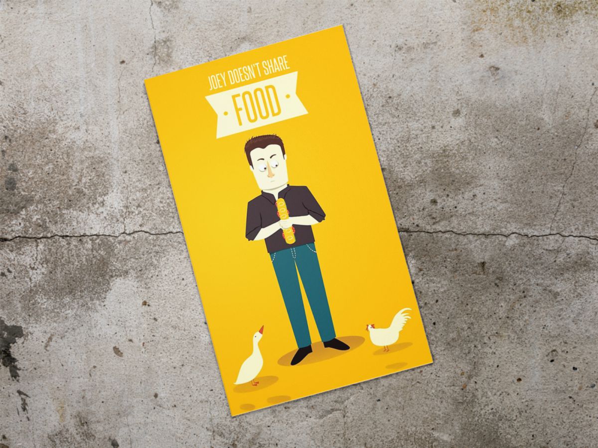 JOEY TRIBBIANI BOOKMARKER