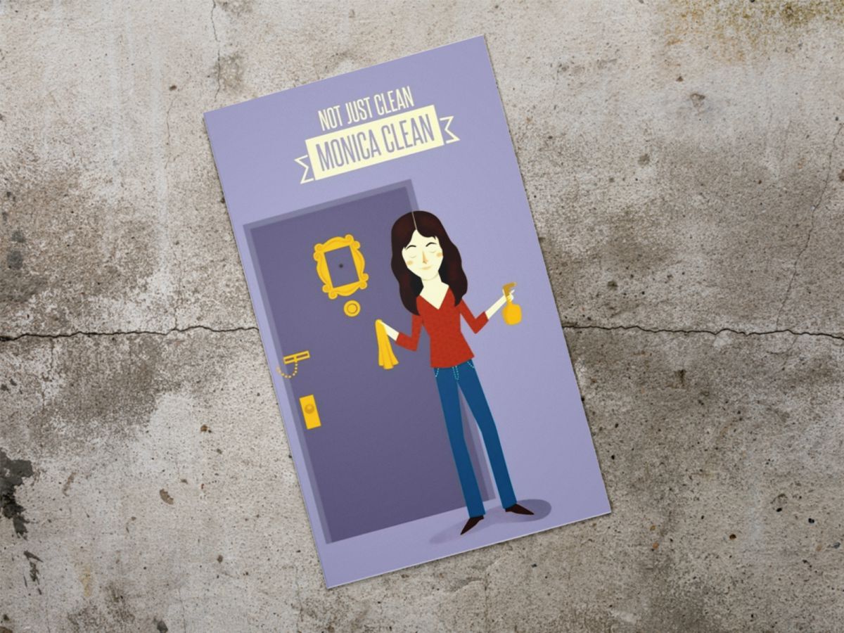 MONICA GELLER BOOKMARKER