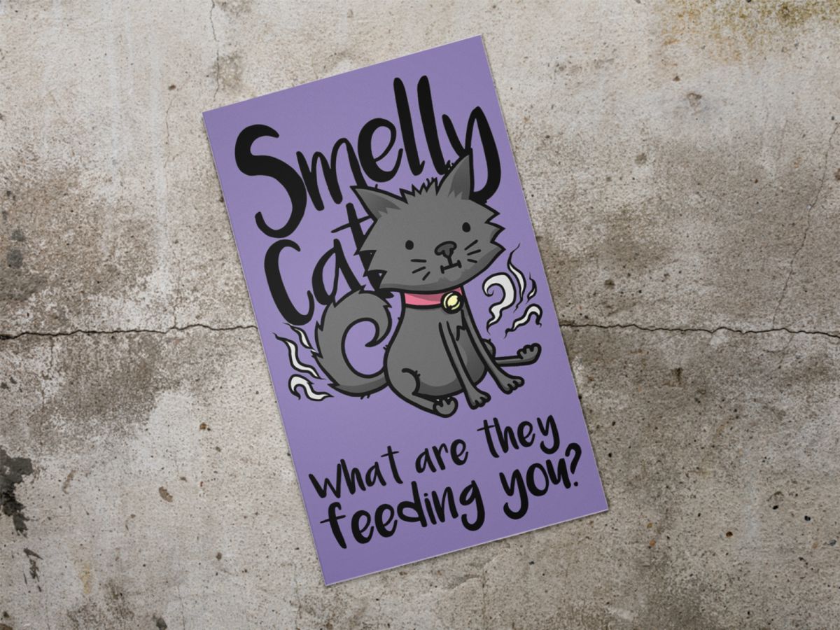 SMELLY CAT BOOKMARKER