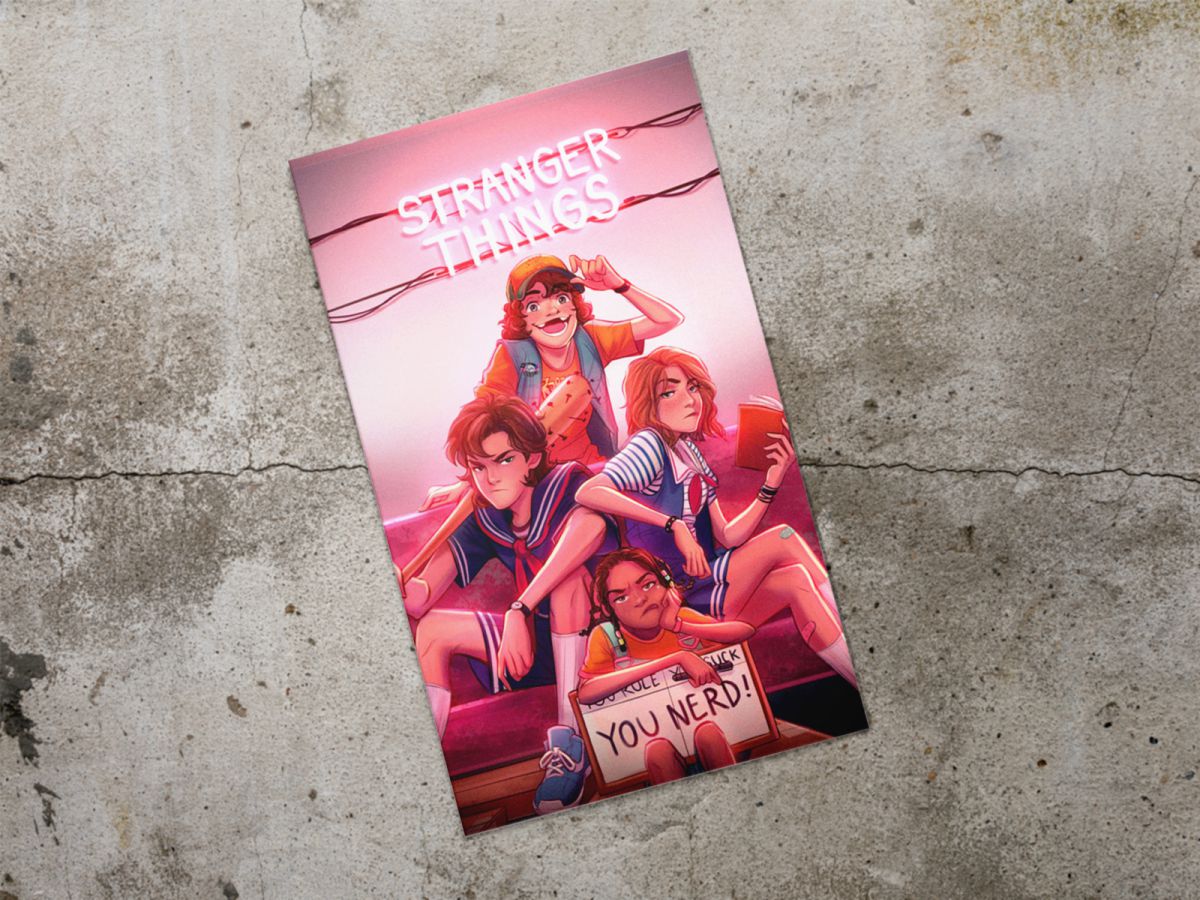 STRANGER NERDS BOOKMARKER