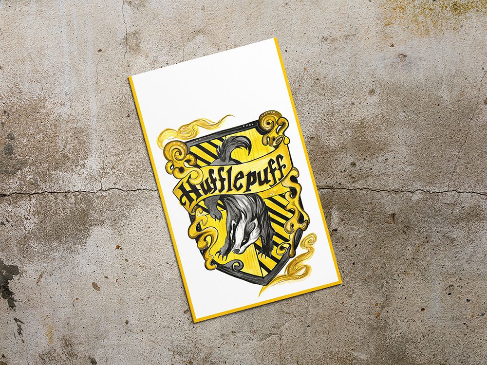 HARRY POTTER MAGNETNI BOOKMARKER – HUFFLEPUFF