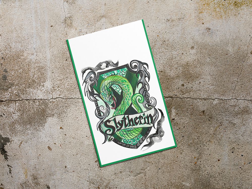 HARRY POTTER MAGNETNI BOOKMARKER – SLYTHERIN