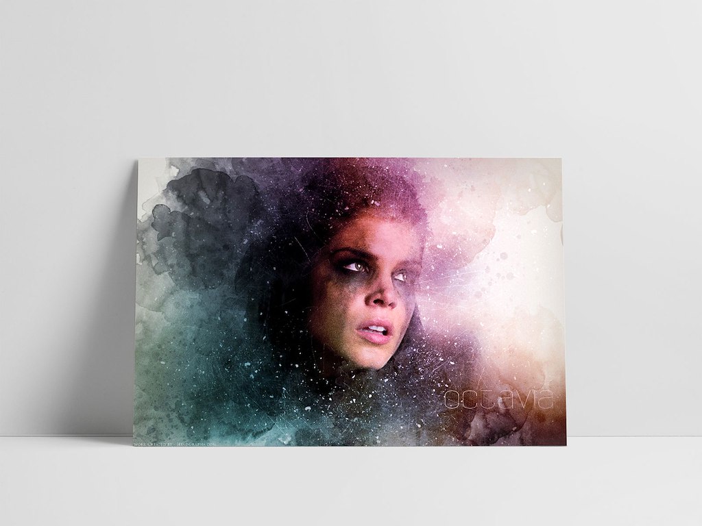 THE 100 OCTAVIA POSTER