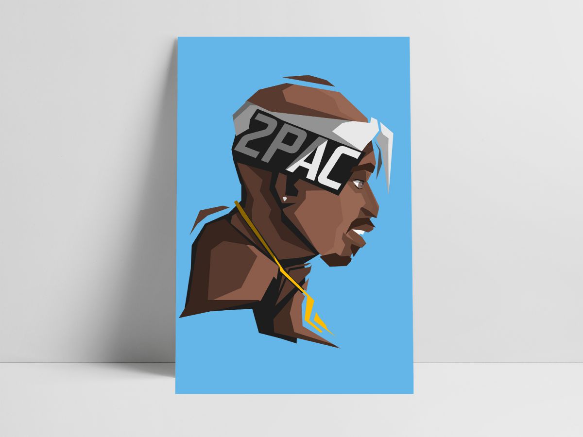 2PAC MINIMAL POSTER