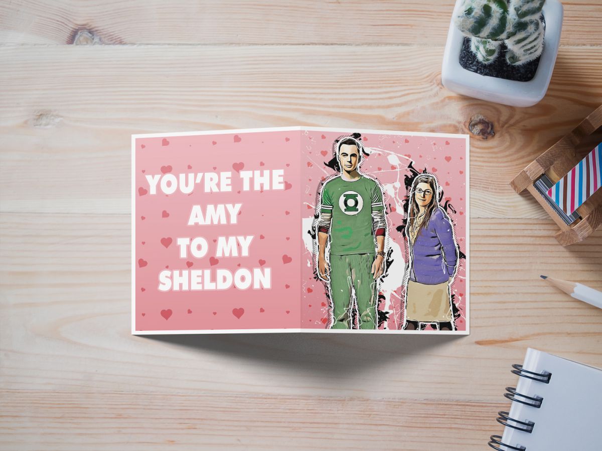 AMY TO MY SHELDON BIG BANG THEORY ČESTITKA