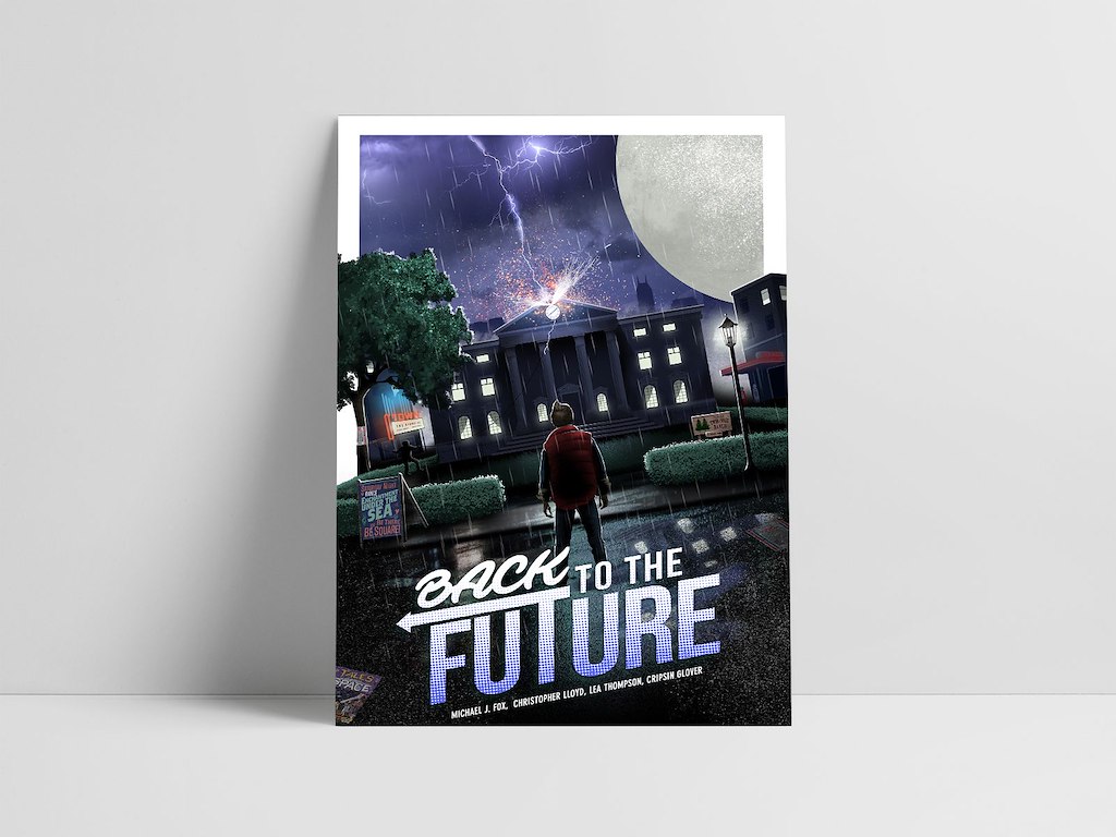 BACK TO THE FUTURE ALTERNATIVNI POSTER