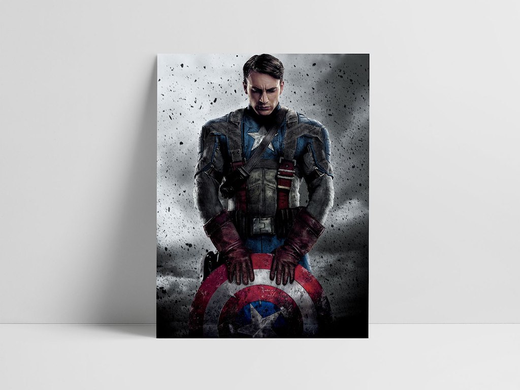 CAPTAIN AMERICA DARK POSTER