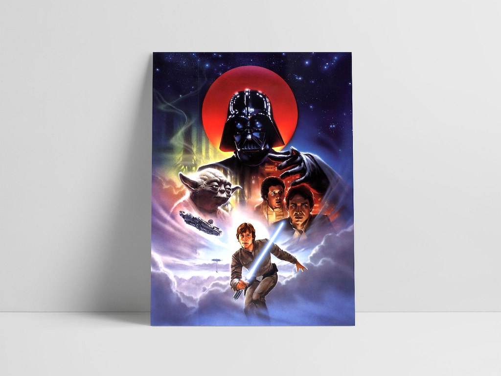 EMPIRE STRIKES BACK FILMSKI POSTER V2