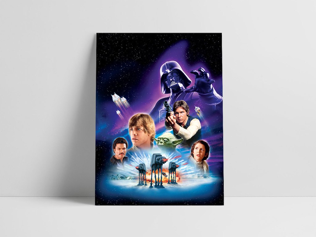 EMPIRE STRIKES BACK FILMSKI POSTER V3